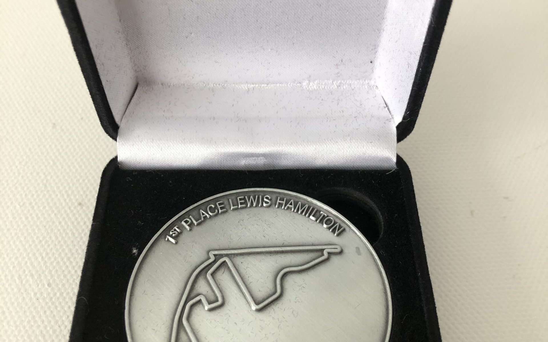 Genuine Mercedes Benz Commemorative F1 Medal from 2014 Abu Dhabi GP ...