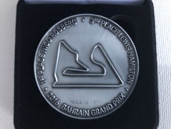 Genuine Mercedes Benz Commemorative F1 Medal from 2016 Bahrain GP (1644 ...