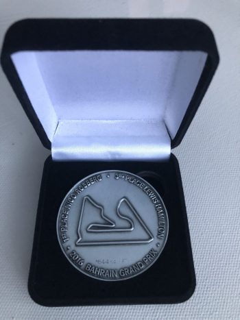 Genuine Mercedes Benz Commemorative F1 Medal from 2016 Bahrain GP (1644 ...