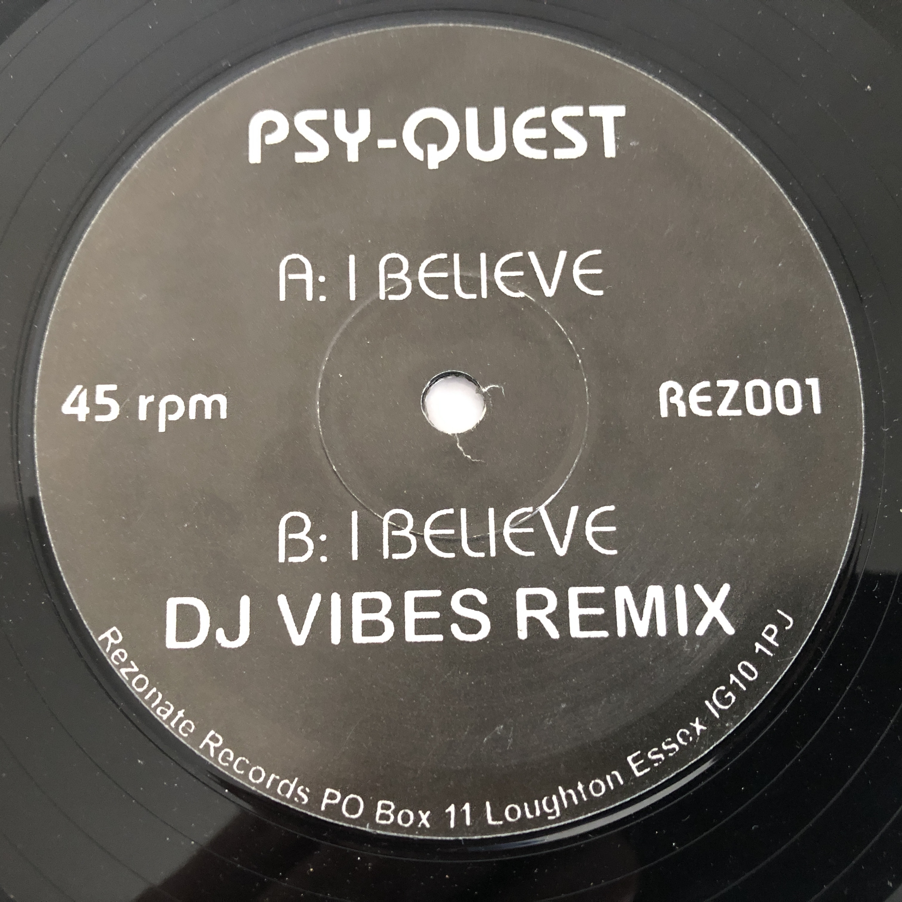 Psy-Quest - I Believe (12") | CLASSICTRAX.CO.UK