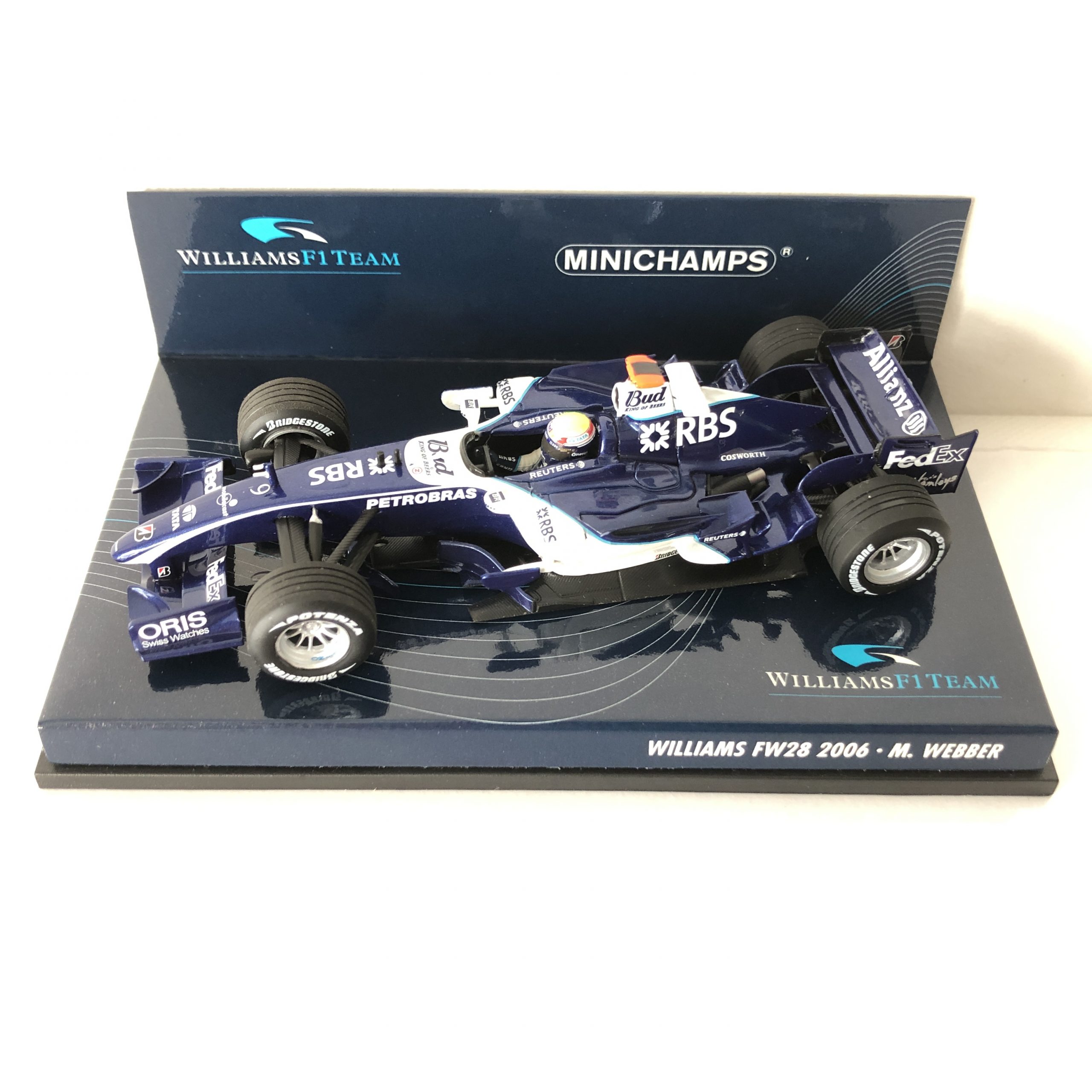 2006 Mark Webber | Williams FW28 | Minichamps Diecast 1:43 Scale ...