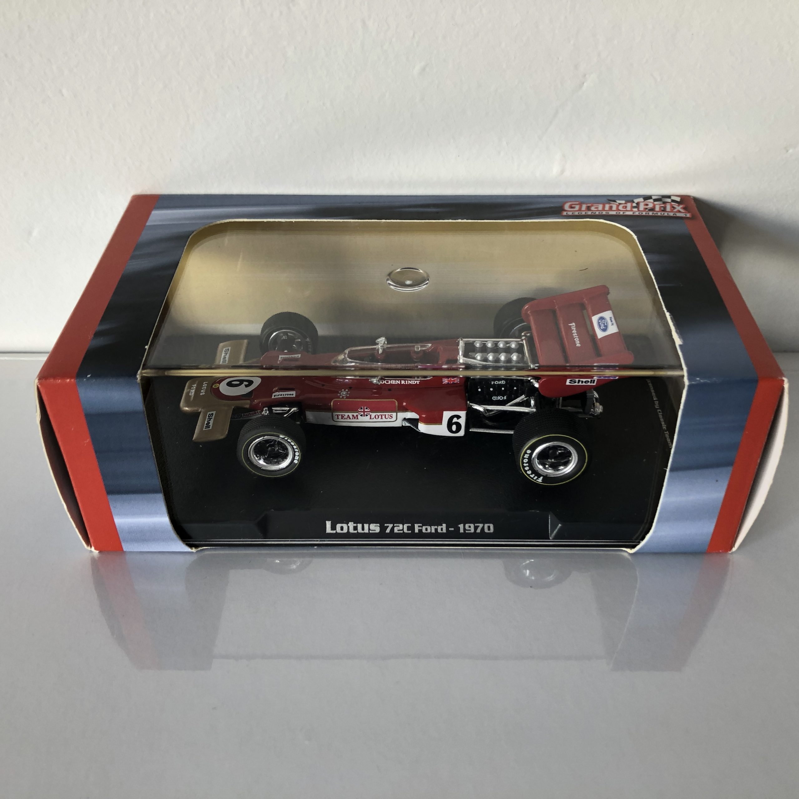 1970 Jochen Rindt - Lotus 72C Ford 1:43 Atlas Editions F1 Model ... 1970 Jochen Rindt - Lotus 72C Ford 1:43 Atlas Editions F1 Model ...