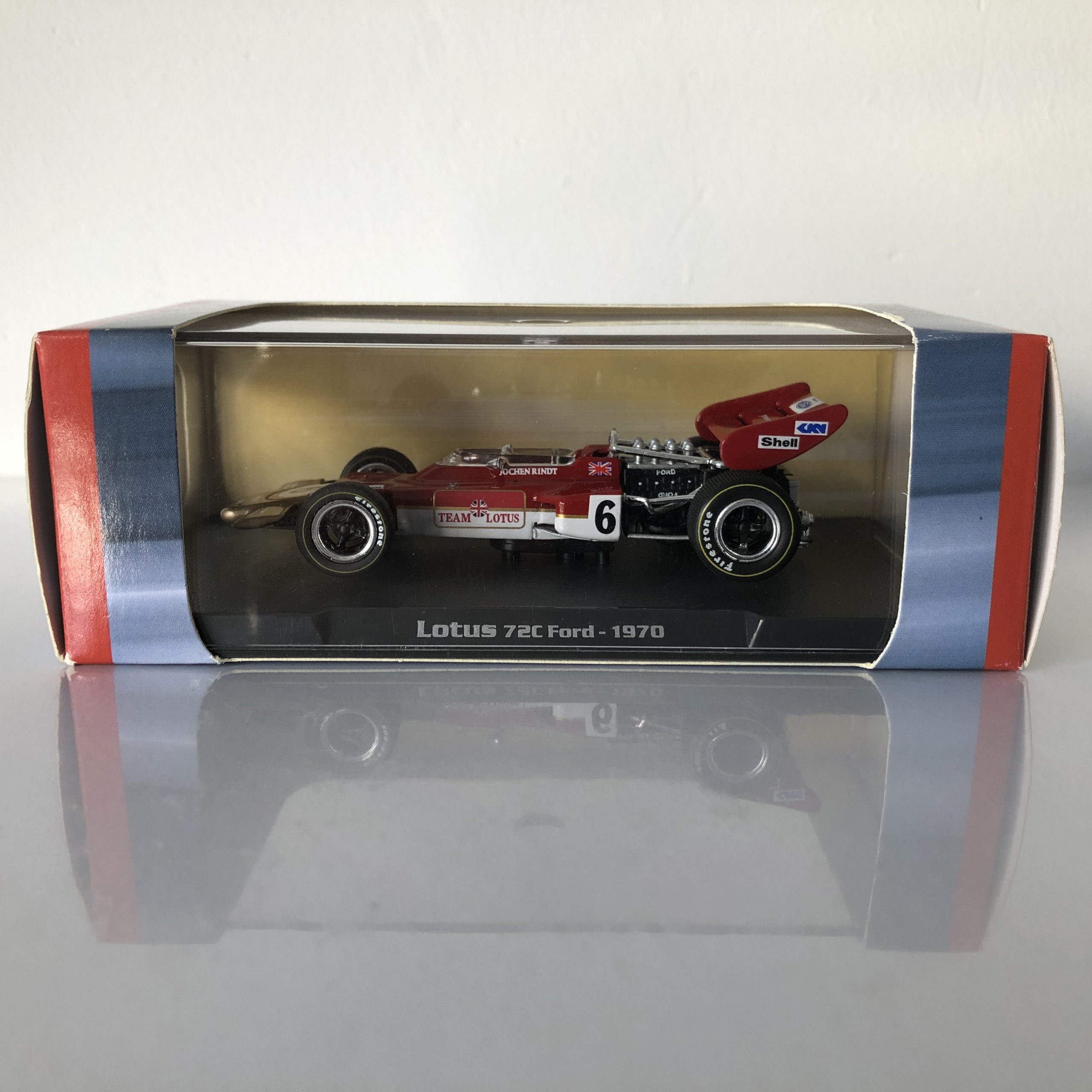 1970 Jochen Rindt - Lotus 72C Ford 1:43 Atlas Editions F1 Model ... 1970 Jochen Rindt - Lotus 72C Ford 1:43 Atlas Editions F1 Model ...