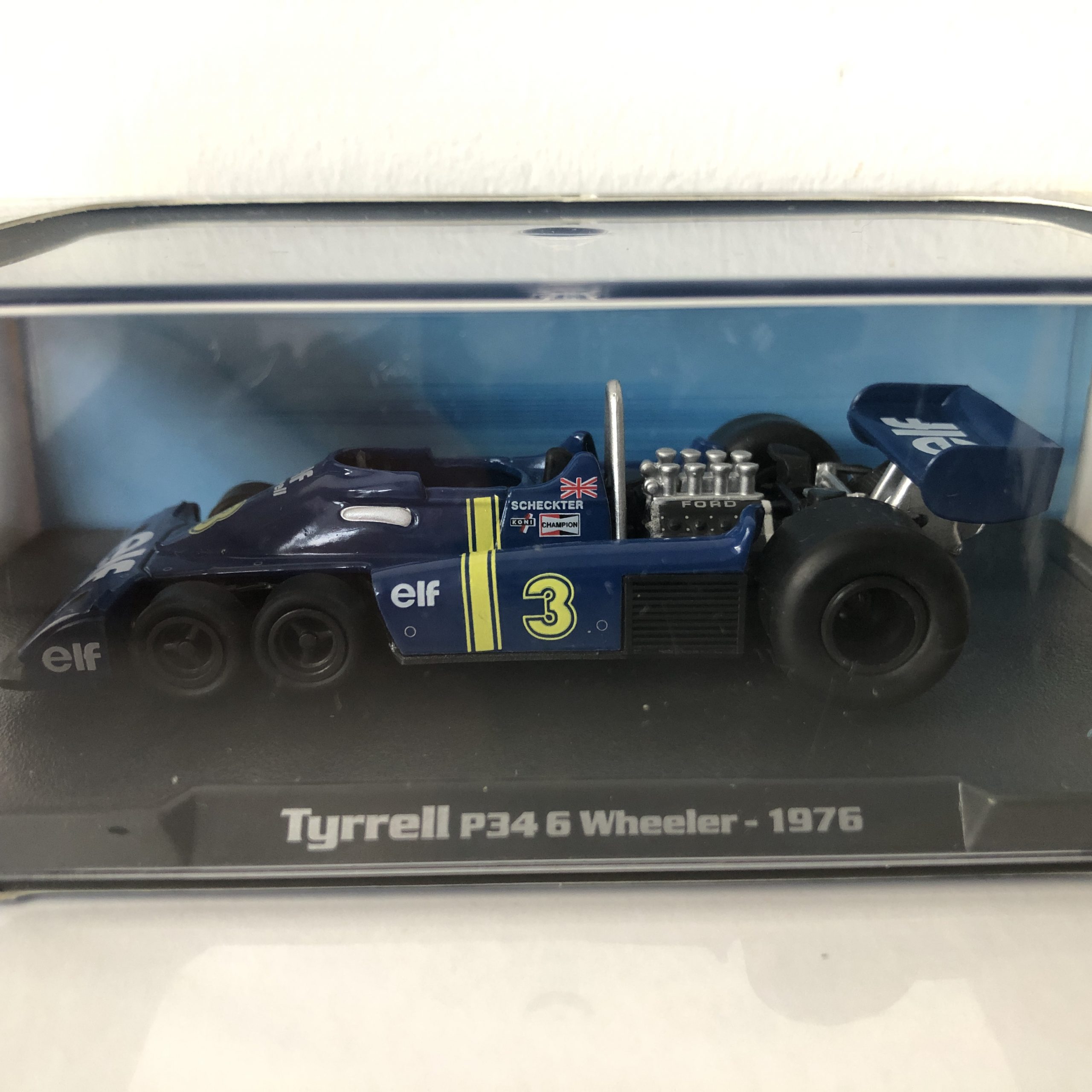 1976 Jody Scheckter - Tyrrell P34 6 Wheeler 1:43 Atlas Editions F1 Model | CLASSICTRAX.CO.UK
