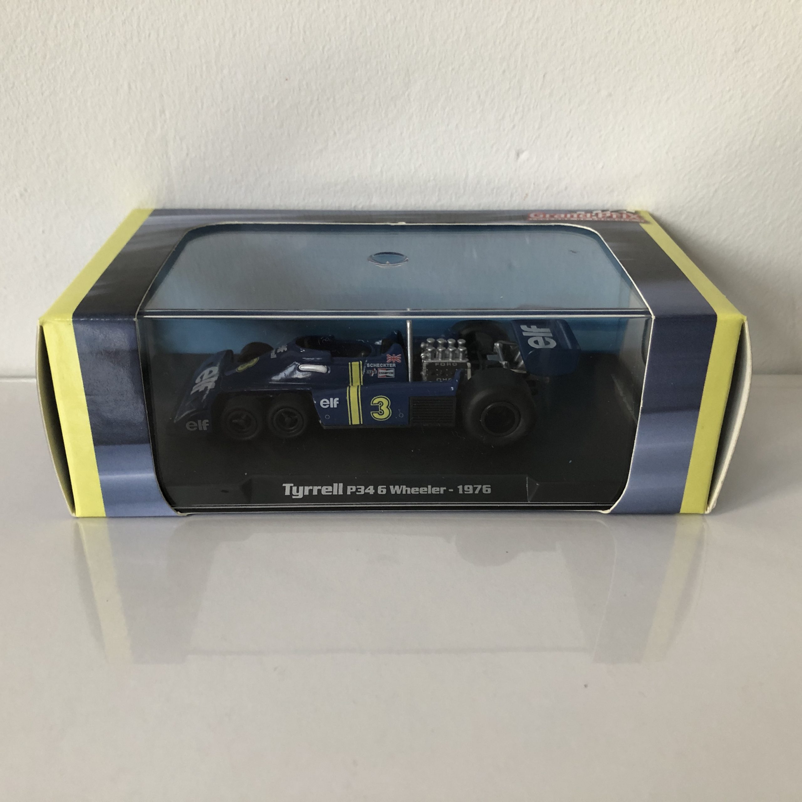 1976 Jody Scheckter - Tyrrell P34 6 Wheeler 1:43 Atlas Editions F1 Model | CLASSICTRAX.CO.UK