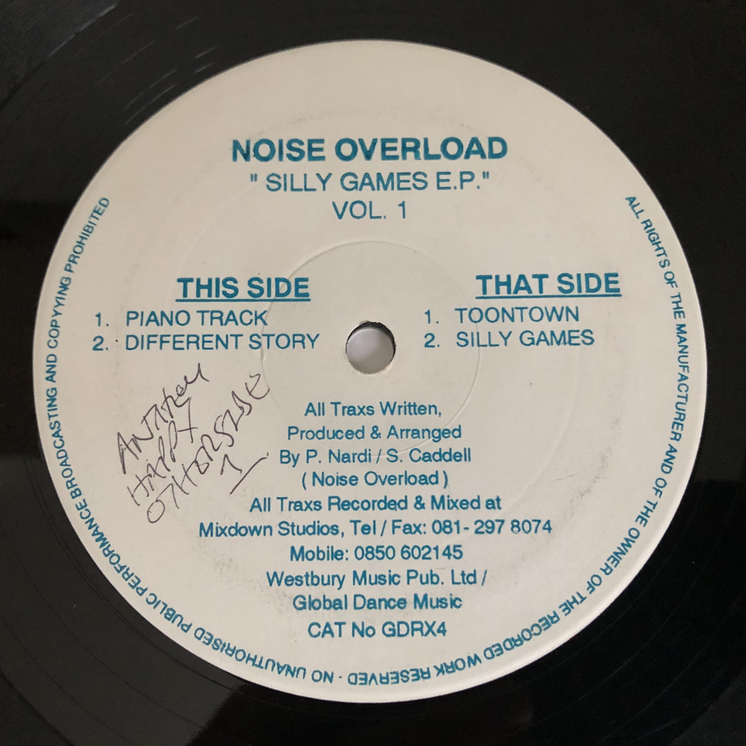Noise Overload - Silly Games E.P. Vol. 1 (12", EP) | Classic Trax