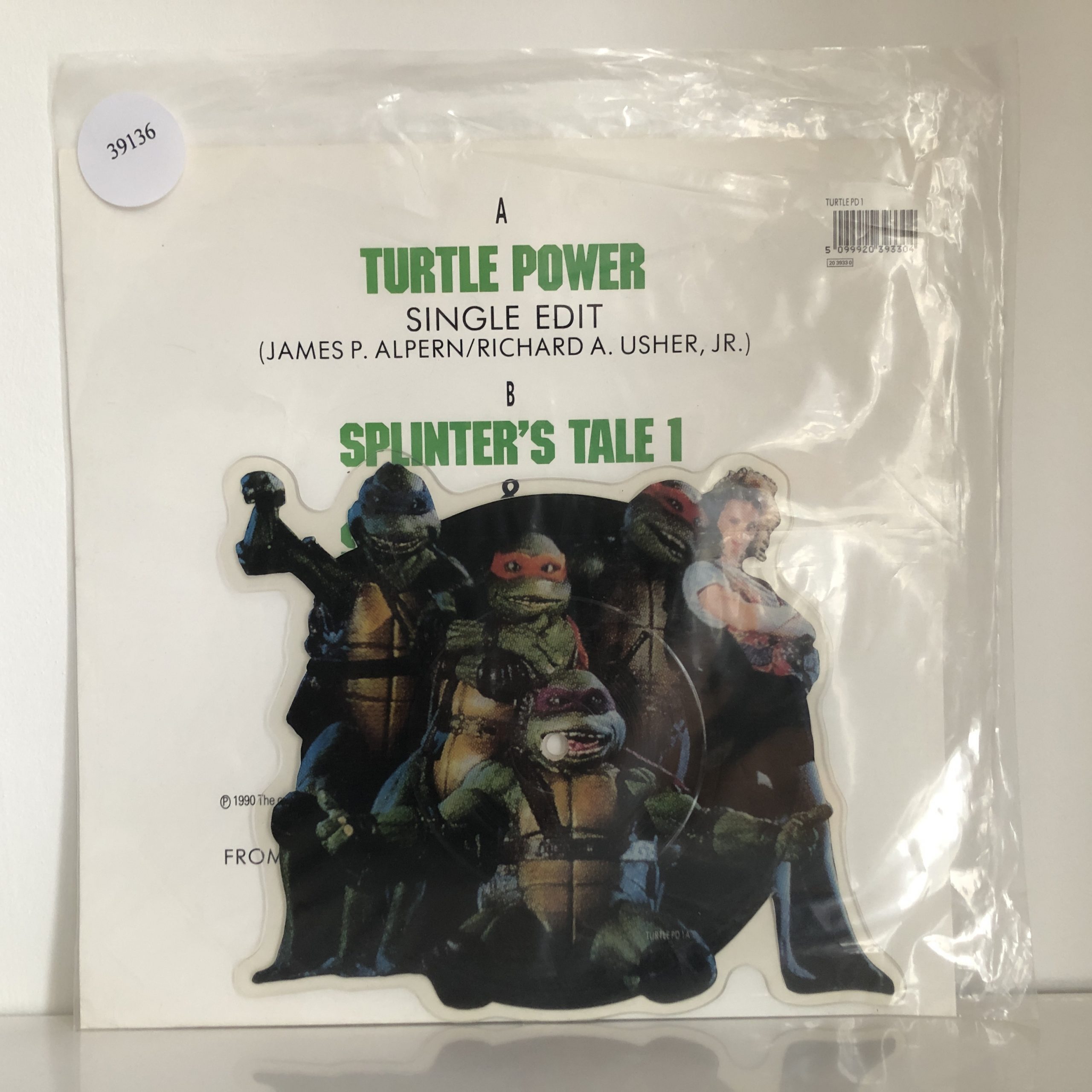 Partners In Kryme - Turtle Power (7", Shape, Single, Pic) | CLASSICTRAX ...