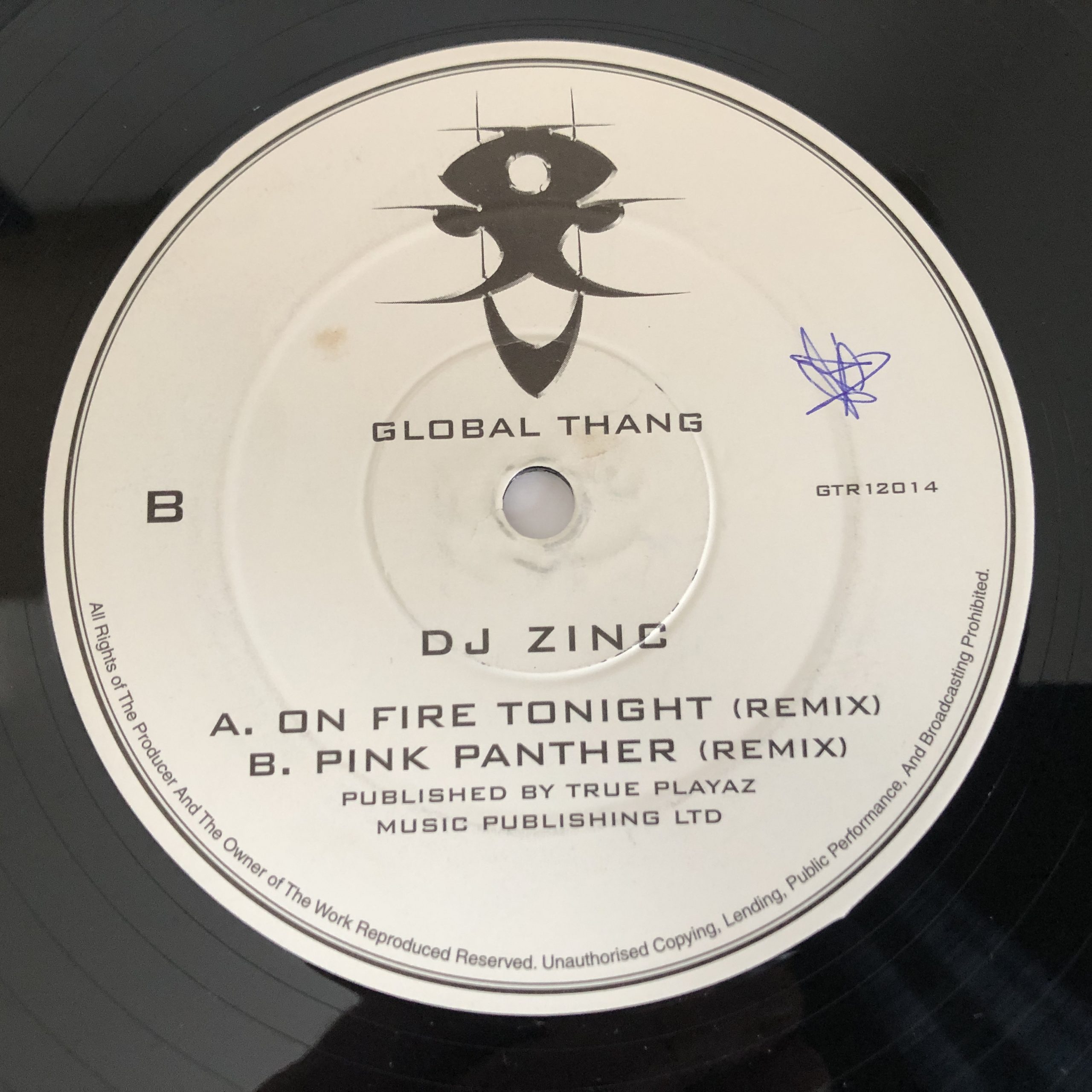 DJ Zinc - On Fire Tonight (Remix) / Pink Panther (Remix) (12 ...