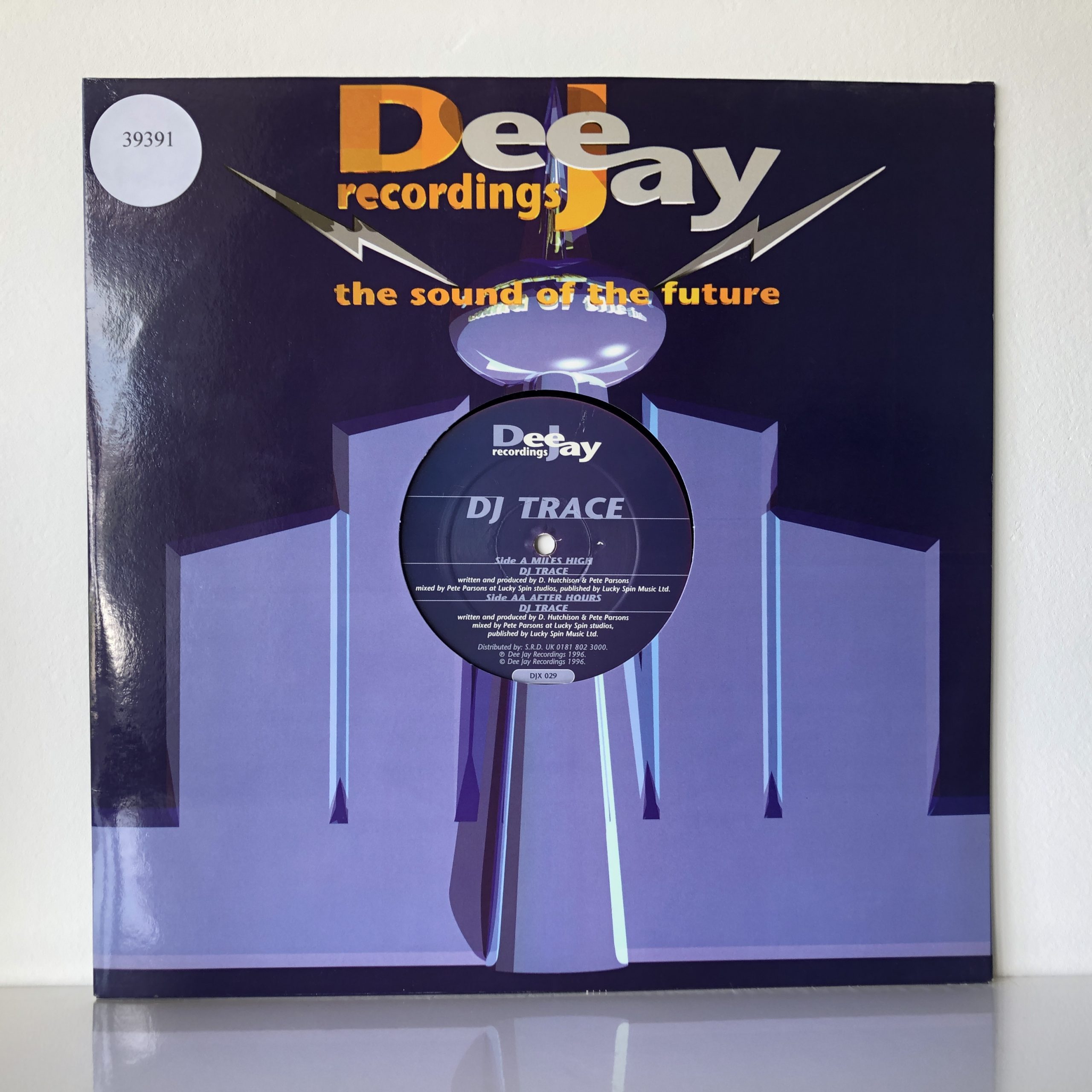 DJ Trace - Miles High / After Hours (12") | CLASSICTRAX.CO.UK