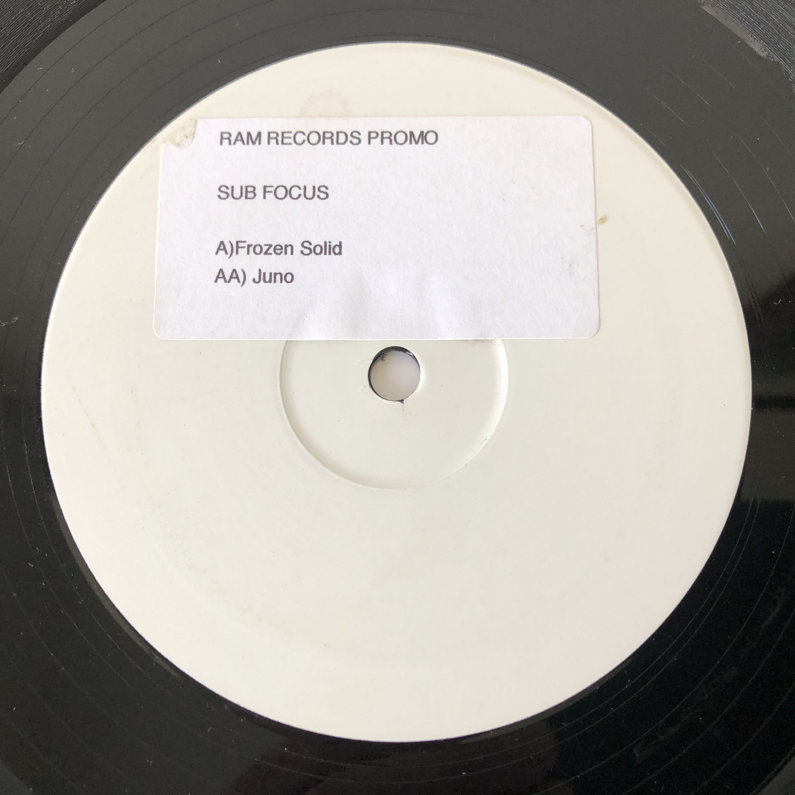 Sub Focus - Frozen Solid / Juno (12", Promo, W/Lbl, Sti) | Classic Trax