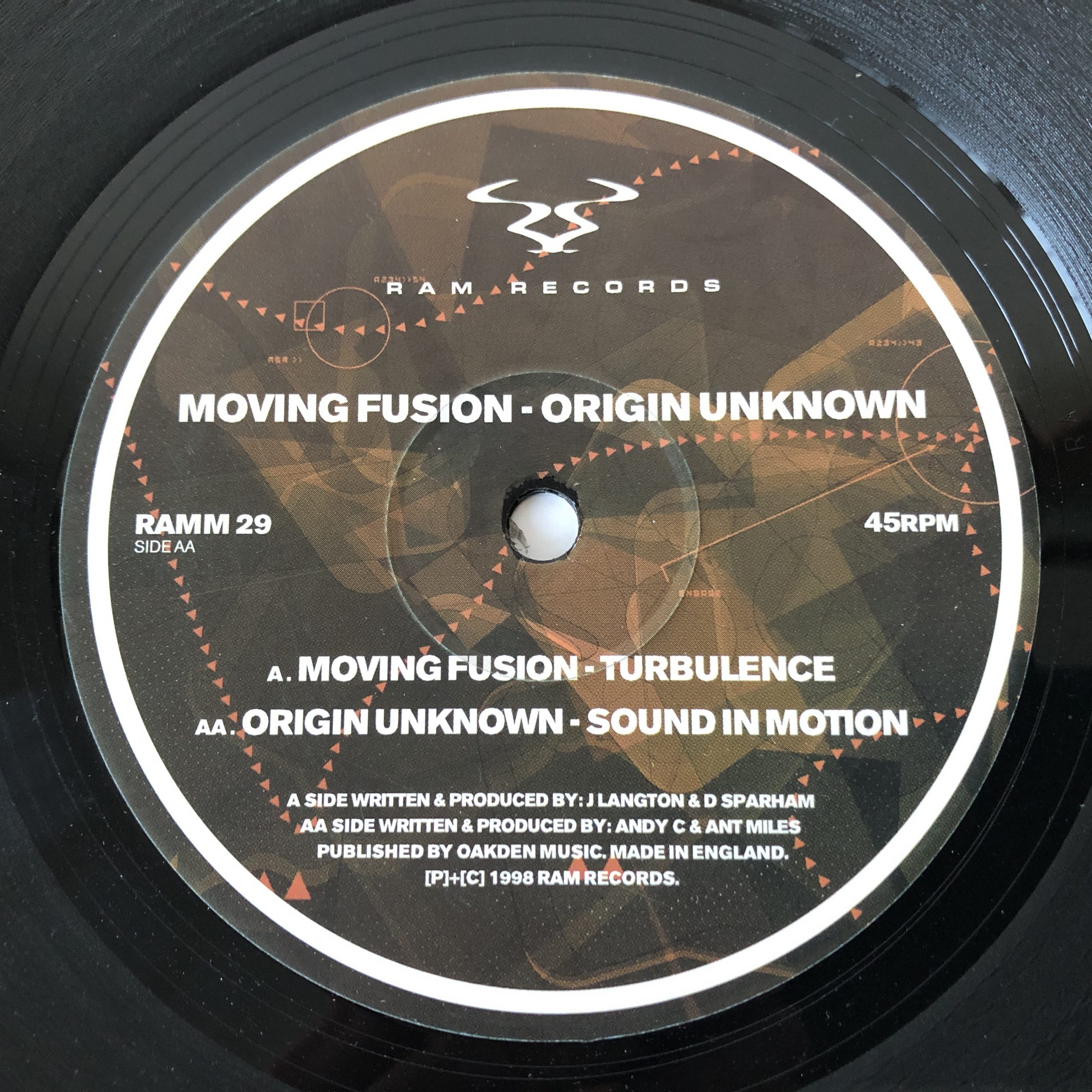 Moving Fusion / Origin Unknown - Turbulence / Sound In Motion (12 ...